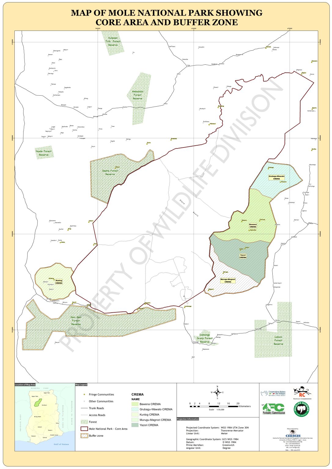 Maps – Mole National Park